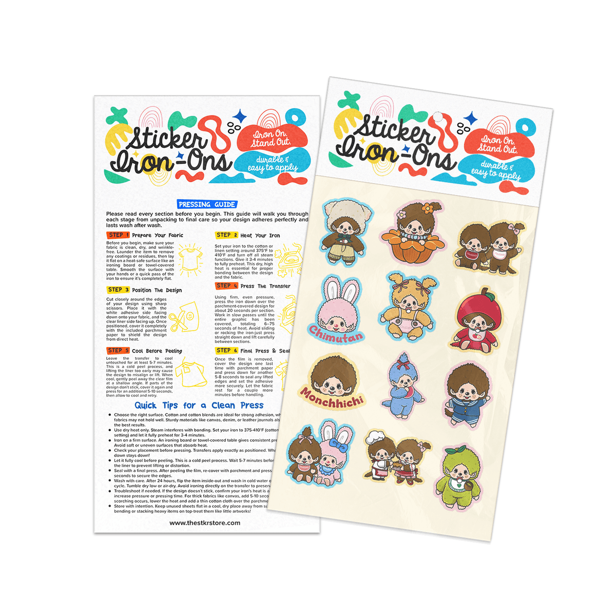 Monchichi Sticker Iron-Ons – Invite Me