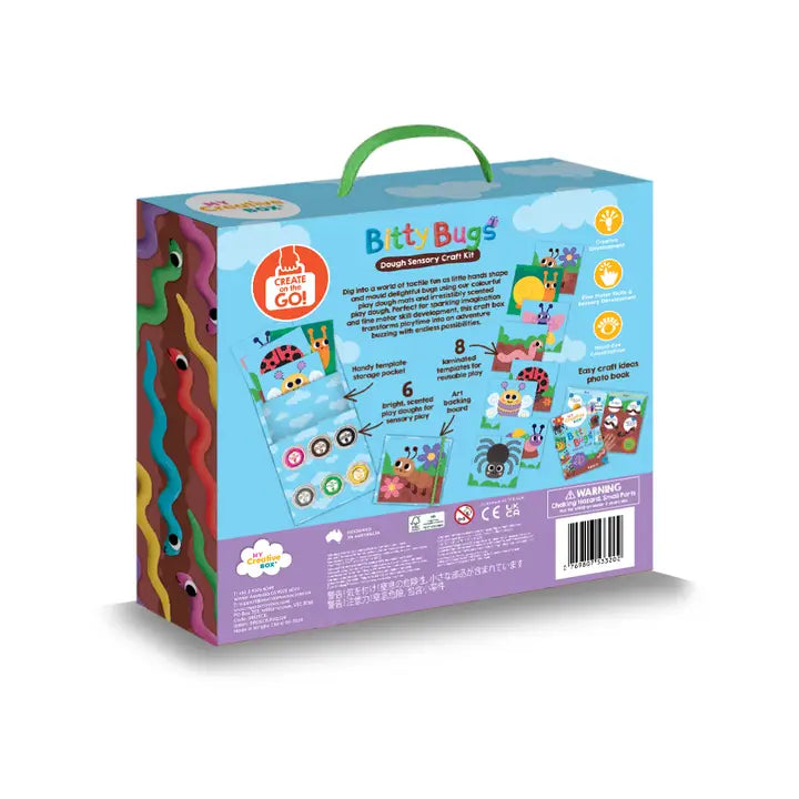 Bitty Bugs Dough Sensory Craft Box – Invite Me
