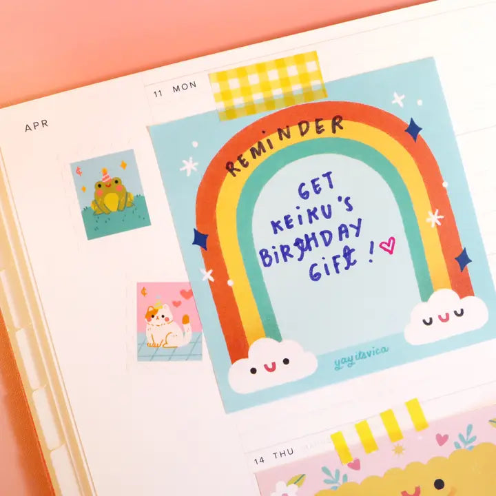 Little Rainbow Notepad – Invite Me