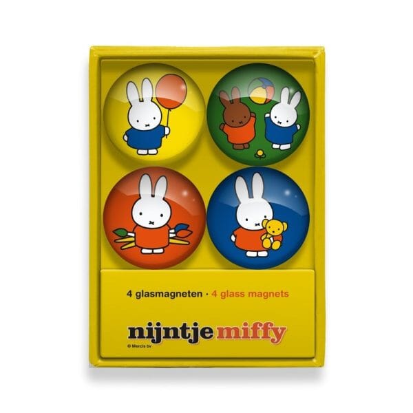 Miffy Glass Magnets Box Colourful – Invite Me